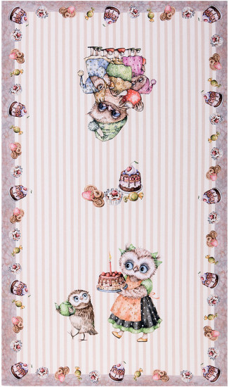 Полотенце кухонное «Совушки» — Santalino