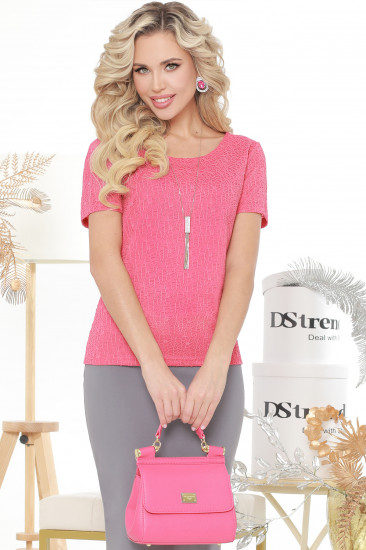 Блузка женская, коралловый, 50RU — DStrend