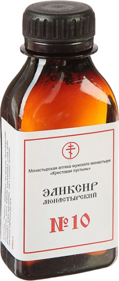 Эликсир монастырский «Обновление организма», 100 мл — Монастырская ...