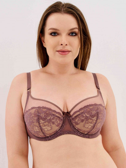 Бюстгальтер, лесной орех/нюд, 75 (D) — Classic — Milavitsa