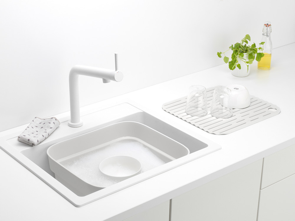 Емкость для мытья посуды с лотком для сушки — Sink Side — Brabantia