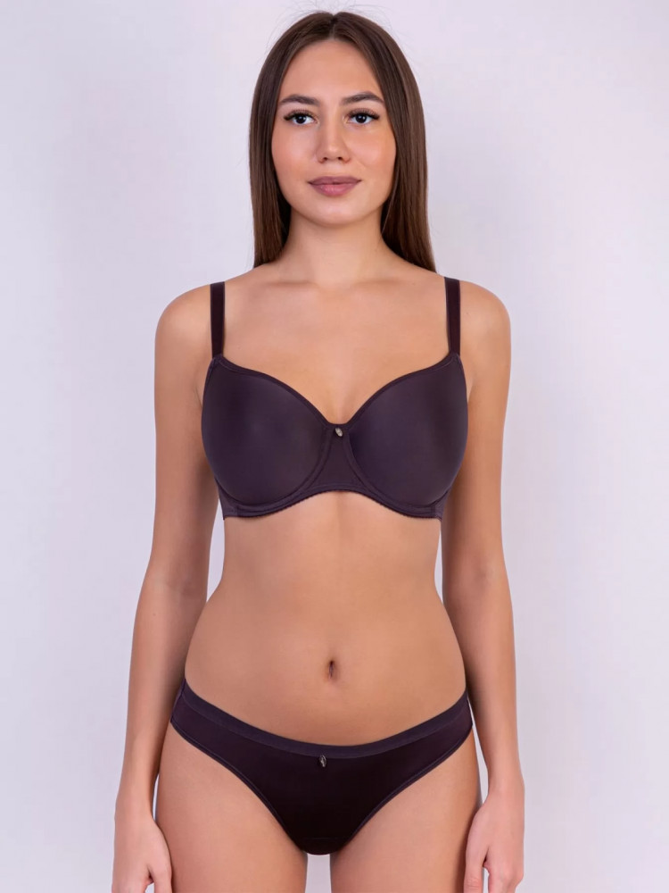 Бюстгальтер, антрацит, 70 (F) — Basic — Milavitsa