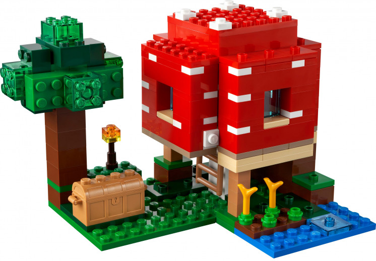Конструктор Minecraft 21179 Грибной дом. The Mushroom House — LEGO ...