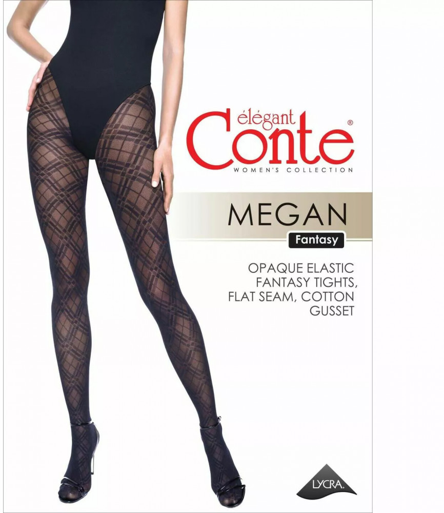 Колготки женские «Megan», nero (черный), 4 — Conte Elegant