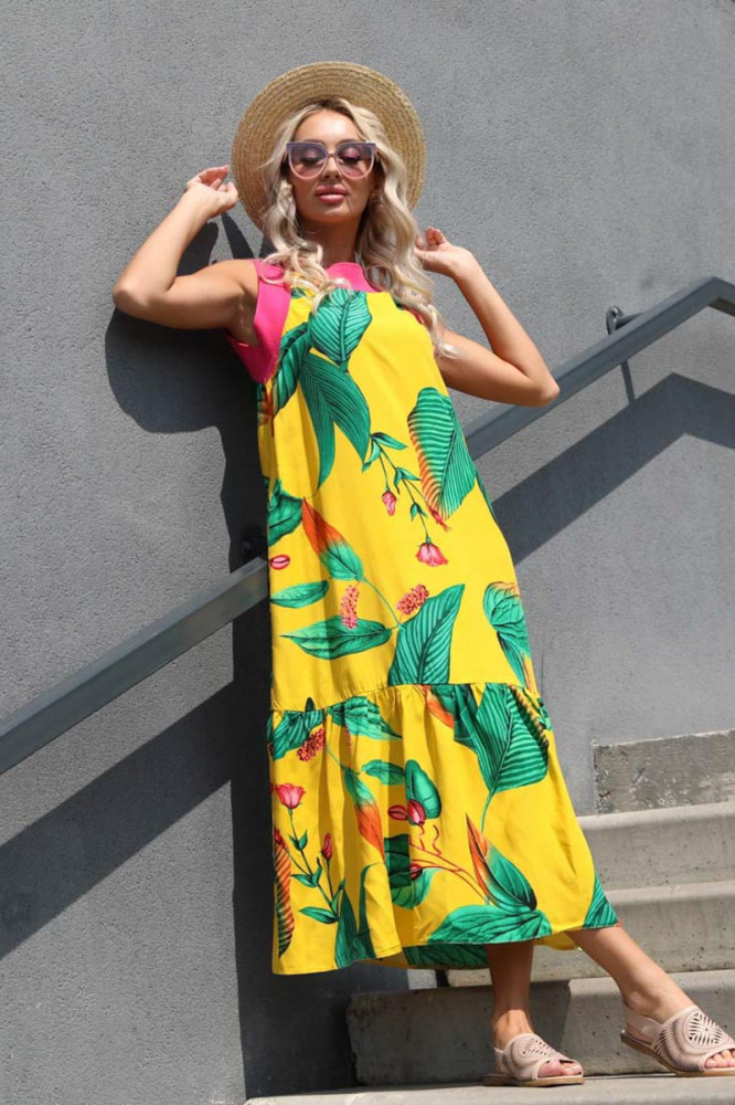 Сарафан женский, желтый, 42RU — Wisell