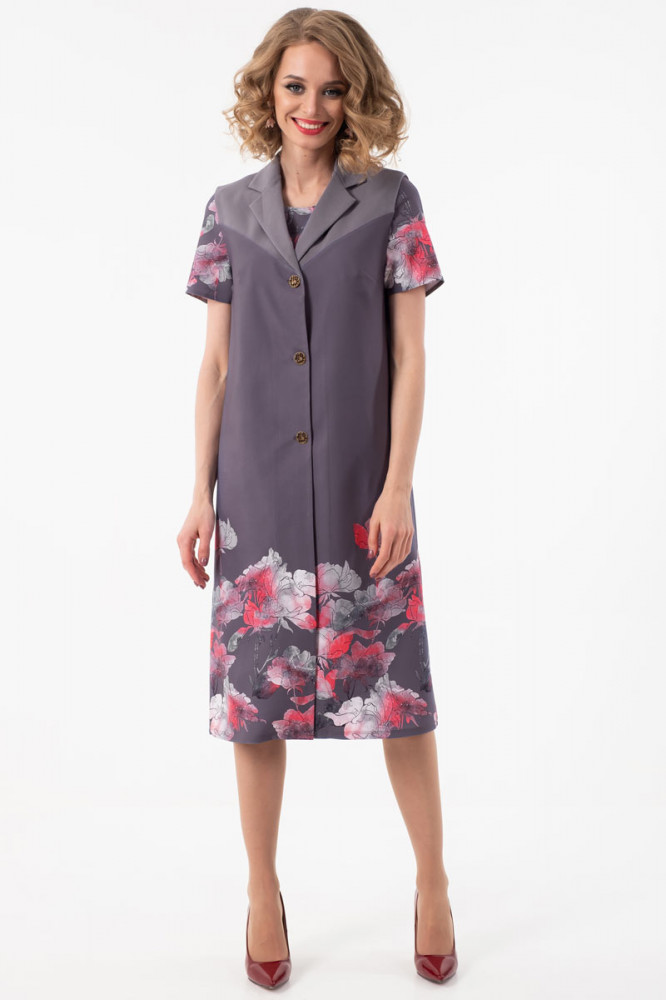 Жилет женский, серый, 42RU — Wisell