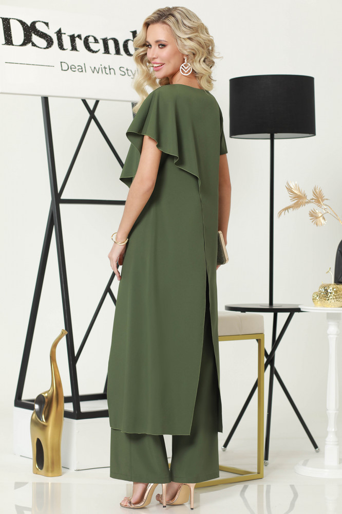 Костюм женский, хаки, 46RU — DStrend