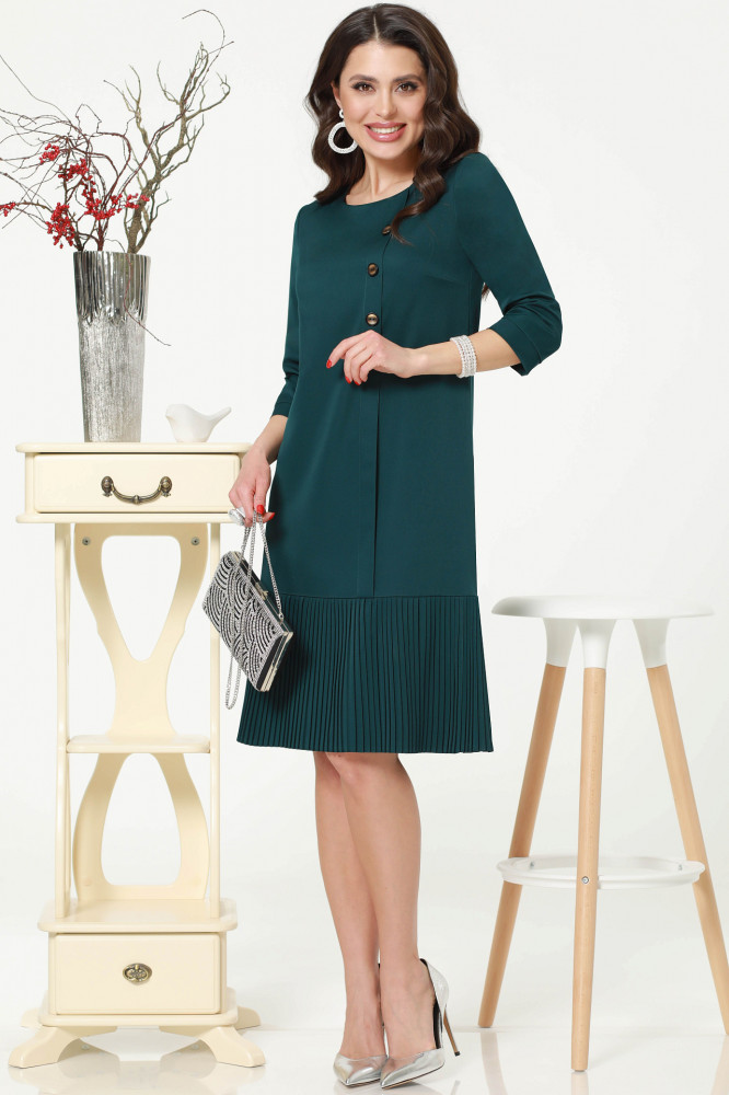 Платье женское, темно-зеленый, 50RU — DStrend