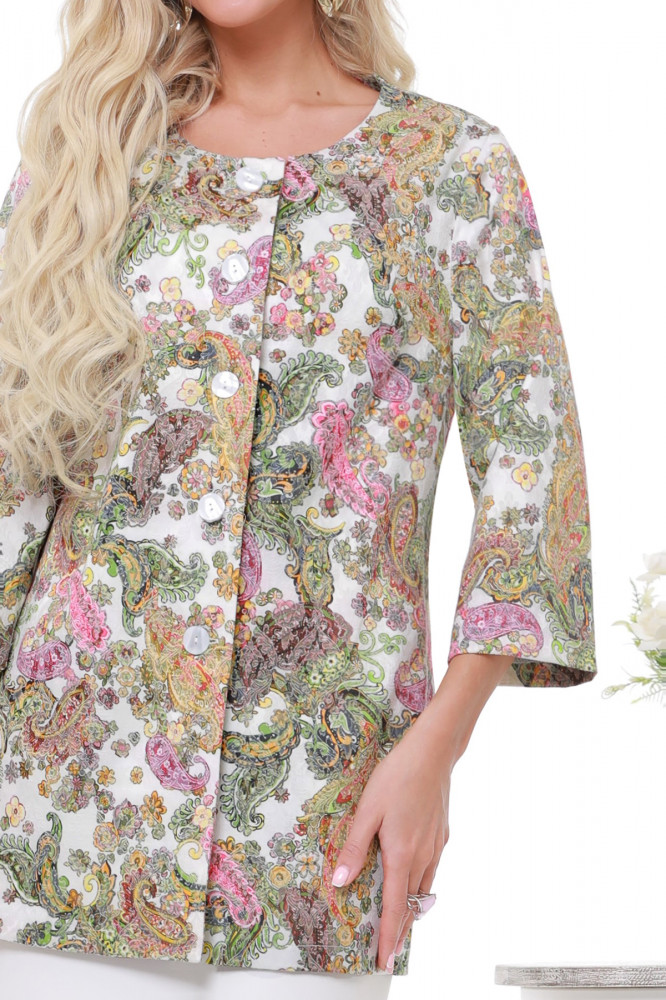 Жакет женский, комбинированный, 48RU — DStrend