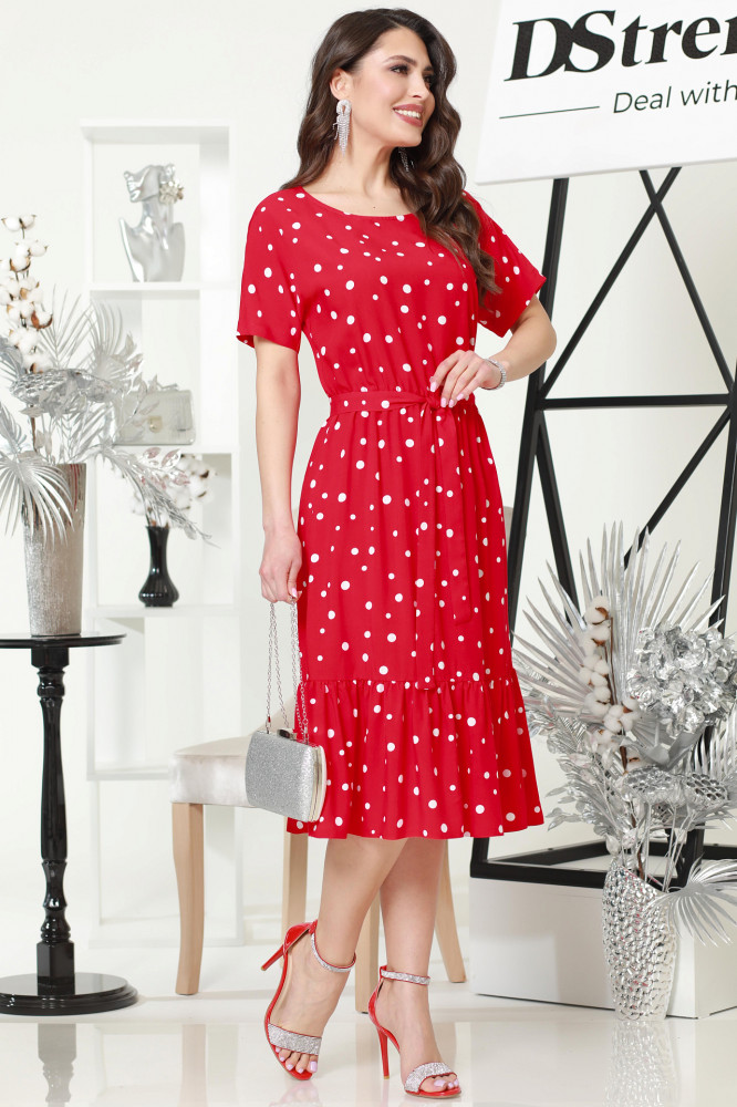 Платье женское, красный, 52RU — DStrend