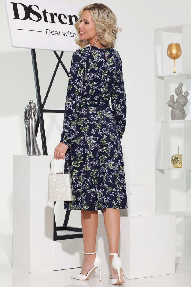 Платье женское, темно-синий, 56RU — DStrend