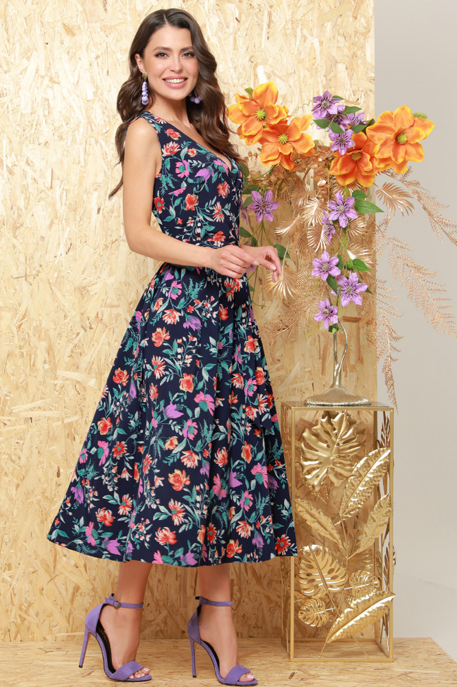 Платье женское, темно-синий, 44RU — DStrend