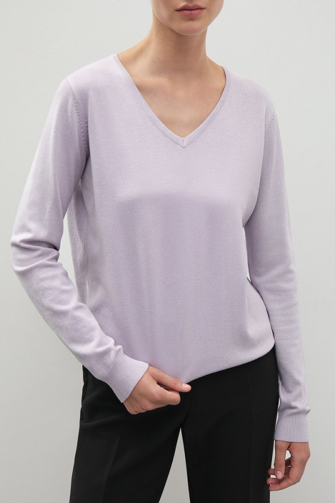 Джемпер женский, light viola, 52RU/2XL/176 — Finn Flare
