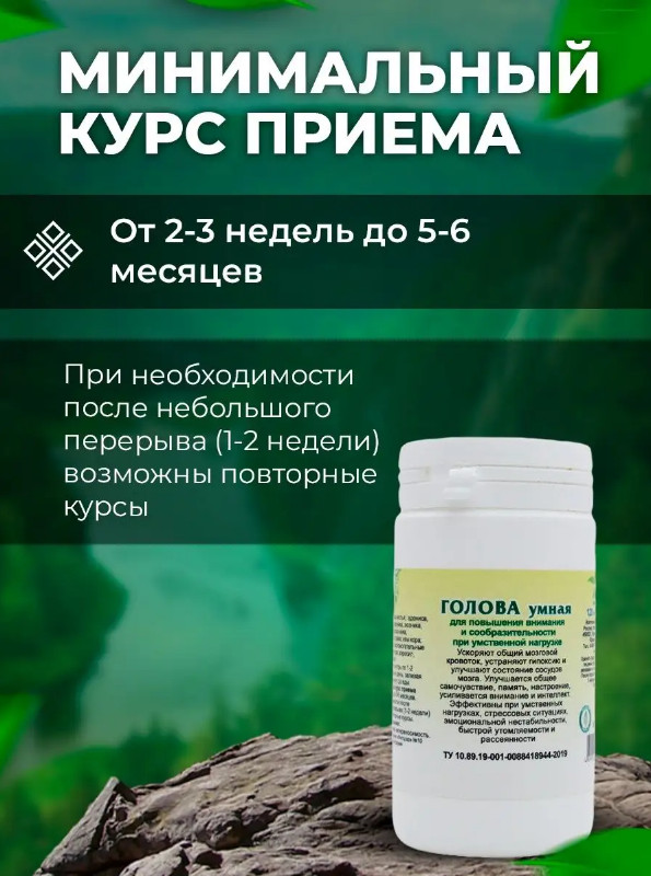 Таблетки «Голова умная» — Травник Гордеев