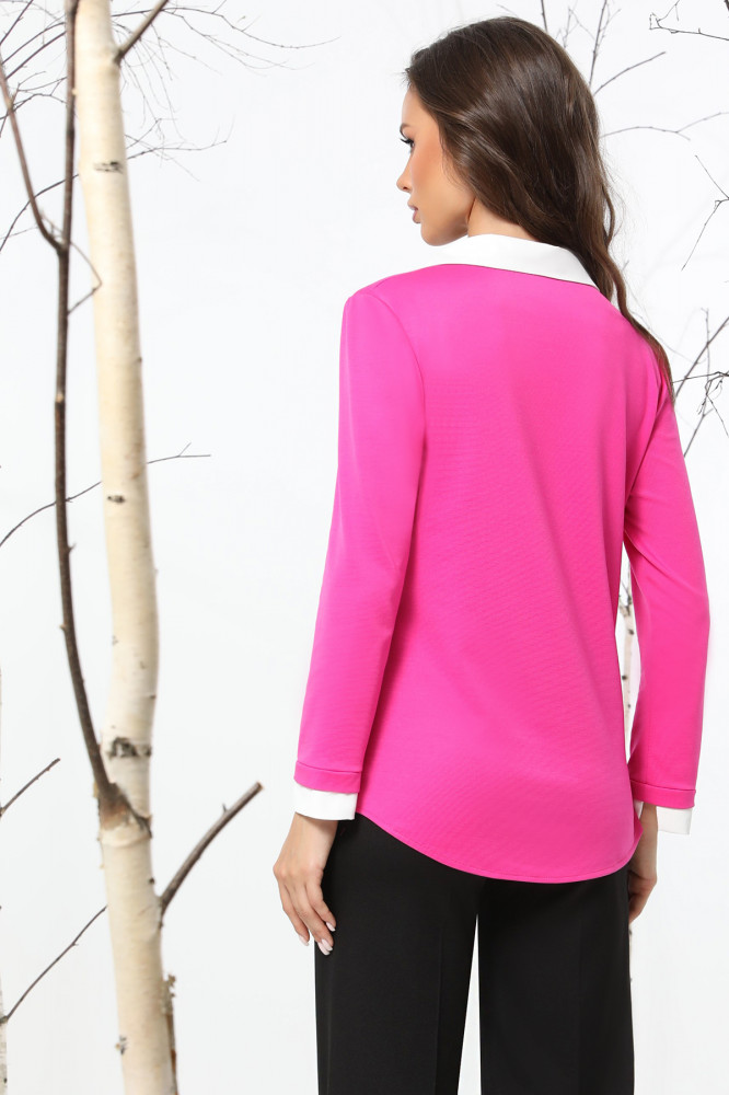 Джемпер-блузка женский «2 в 1», фуксия, 54RU — DStrend