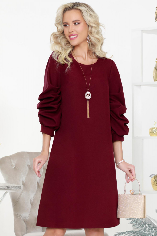 Платье женское, бордовый, 44RU — DStrend