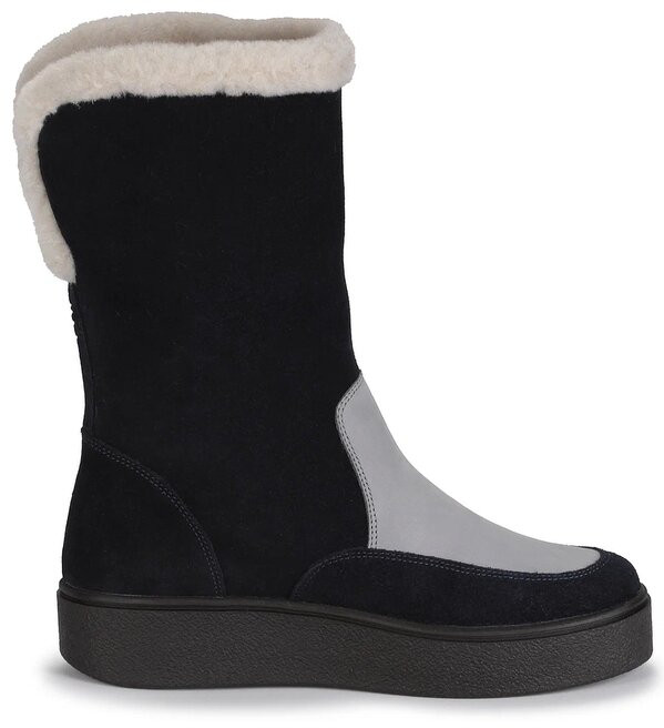 Полусапоги женские, темно-синий/серый, 41RU — Riconte