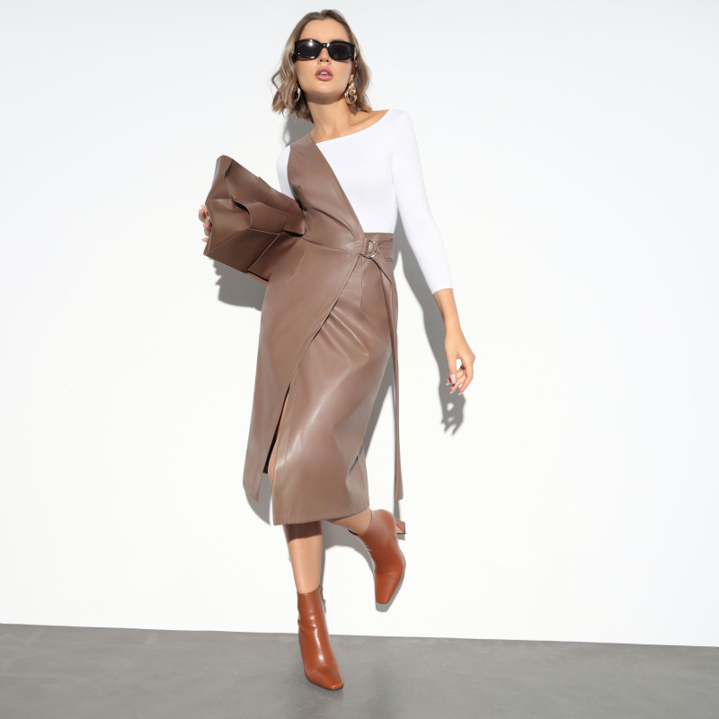 Сарафан женский «Селфи-мания, бьюти», бежевый, 48RU — Charutti