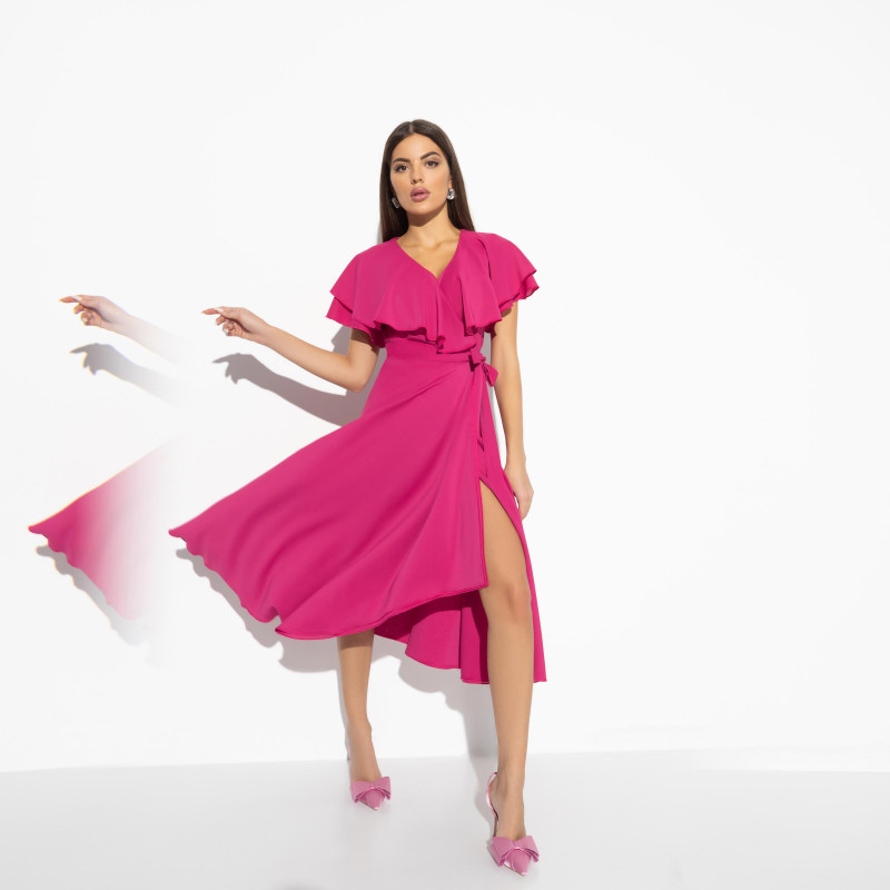 Платье женское «Счастье влюбленности, красотка», фуксия, 54RU — Charutti