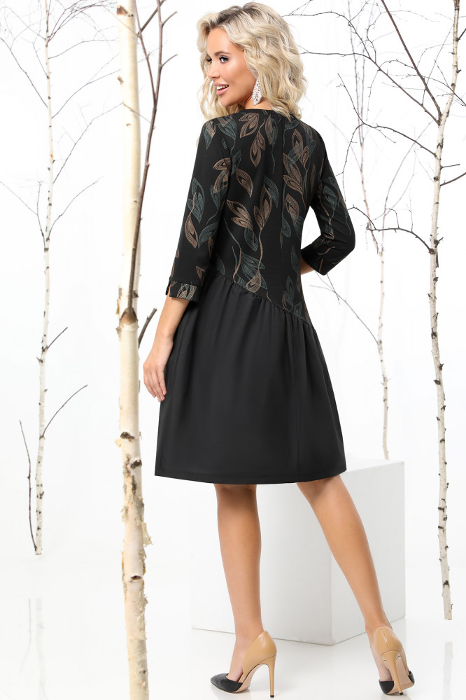 Платье женское, черный, 50RU — DStrend