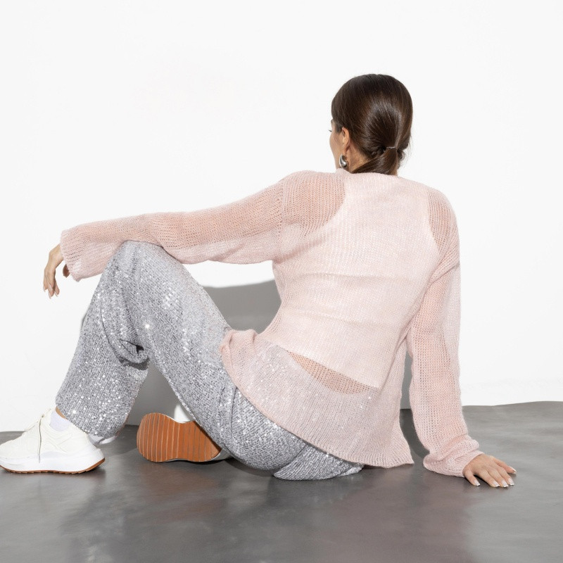 Туника женская «Тонкая натура peach», розовый, 52RU — Charutti