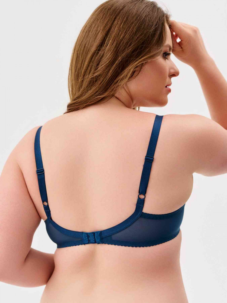 Бюстгальтер, синий топаз, 70 (E) — Classic elegant — Milavitsa