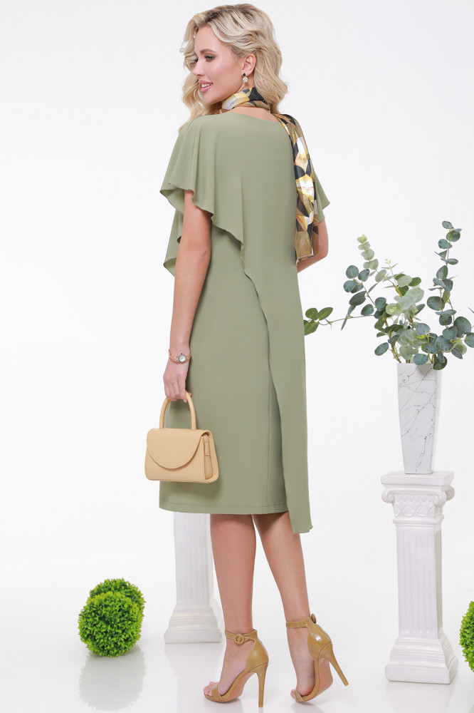 Платье женское, оливковый, 44RU — DStrend