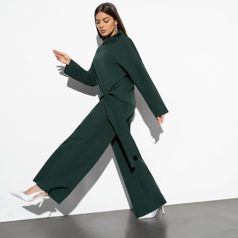 Брючный комплект «Настроение восхищать green, 2 в 1», зеленый, 48RU — Charutti