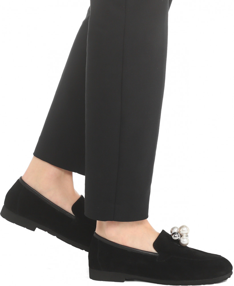 Лоферы женские, черный, 41RU/41EU — Tendance