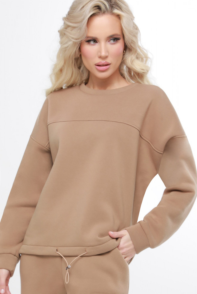 Комплект женский «Выступить дуэтом», светло-коричневый, 56RU — DStrend