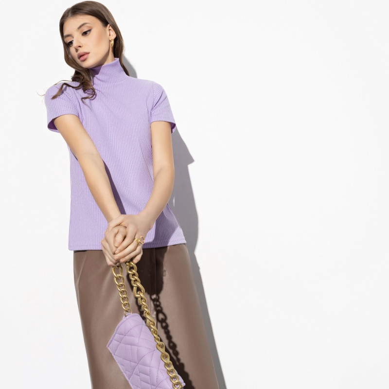 Водолазка женская «Сила нежности, lilac», сиреневый, 44RU — Charutti