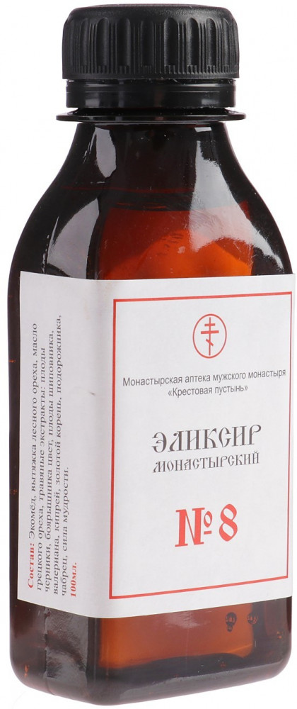 Эликсир монастырский «Ясный ум №8», 100 мл — Солох-аул — Бизорюк