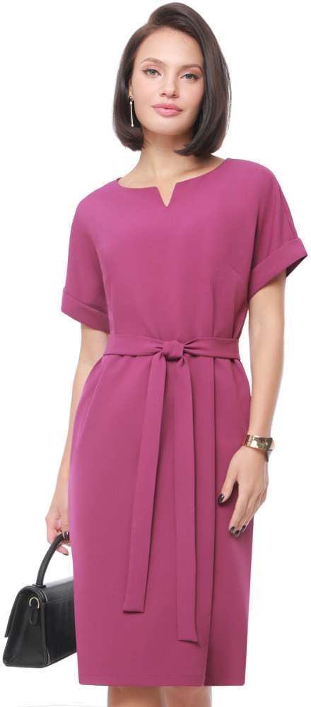 Платье женское «Обожаю такое», фиолетово-баклажанный, 54RU — DStrend