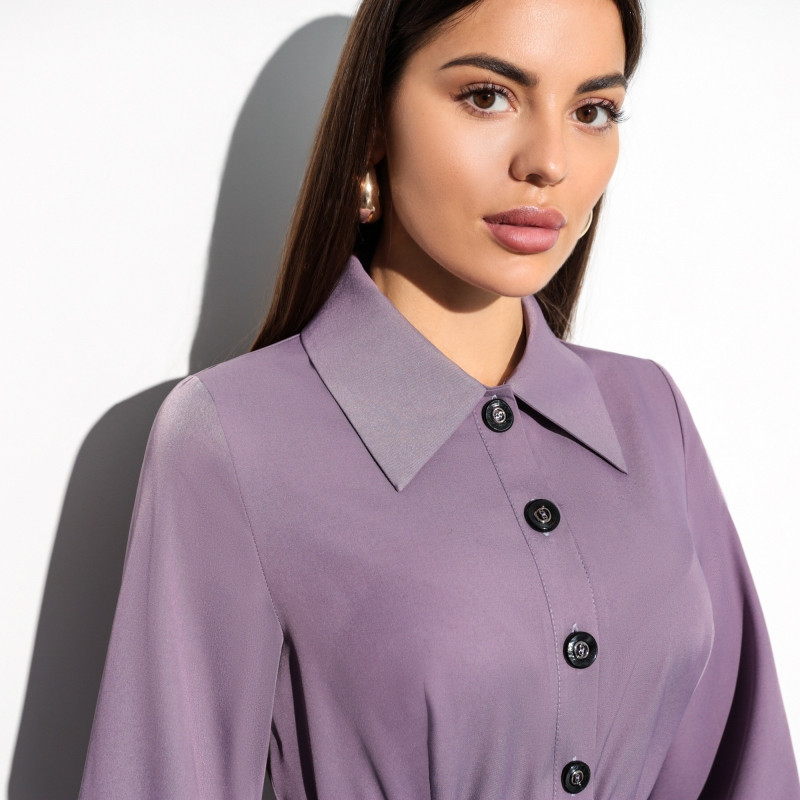 Платье женское «Незнакомка в мыслях, с поясом», сиреневый, 54RU — Charutti