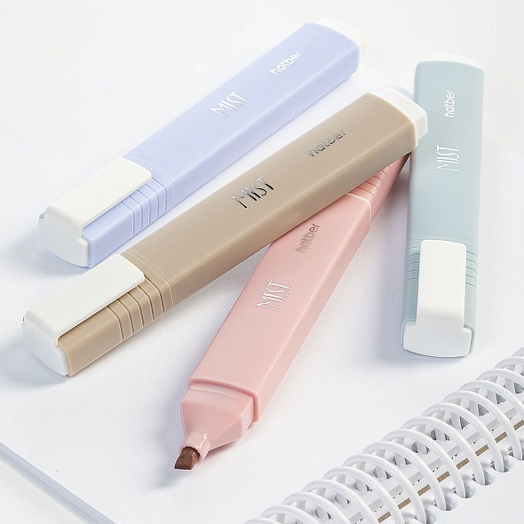 Набор текстовыделителей — Mist — Hatber