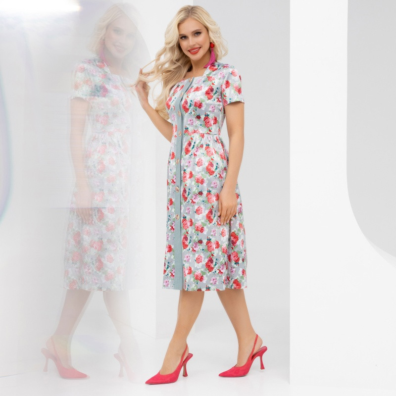 Платье женское «Иду при параде», разноцветный, 52RU — Charutti