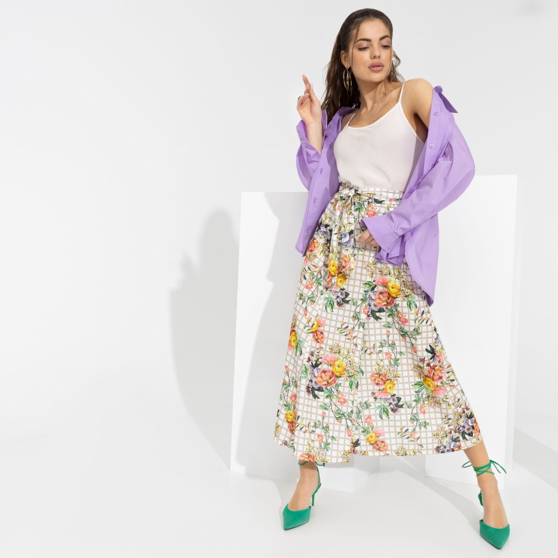 Юбка женская «Пространство красоты, нежная», разноцветный 1, 44RU — Charutti