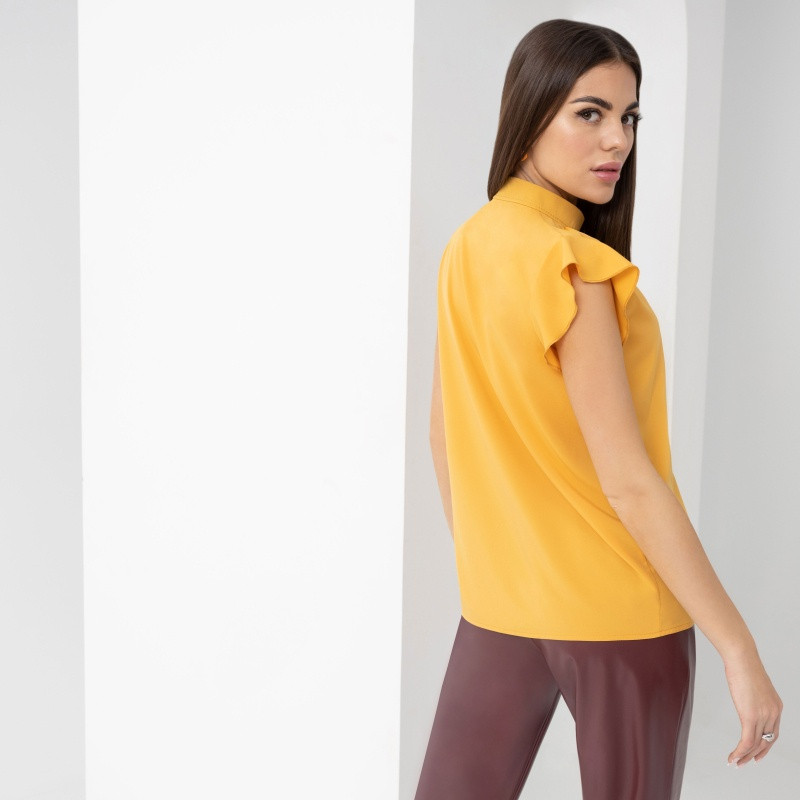 Блуза женская «Свежая подборка, сочный манго», желтый, 52RU — Charutti
