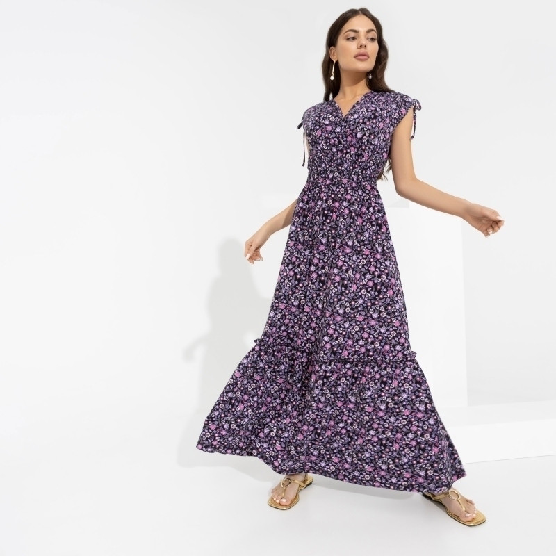 Платье женское «Лечу к счастью, загадка», разноцветный 1, 54RU — Charutti