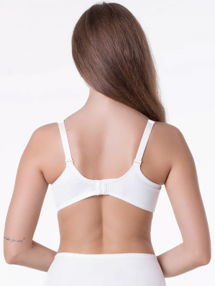 Бюстгальтер, приглушенно-белый, 80 (E) — Classic elegant — Milavitsa